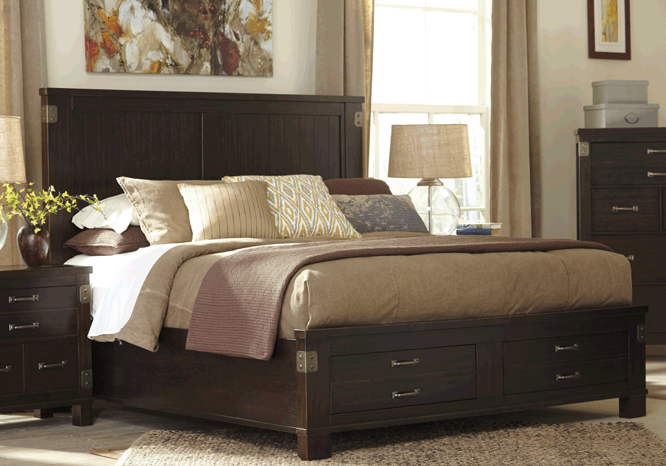 AFB679-HaddiganKingBed1.gif - Evansville Overstock Warehouse
