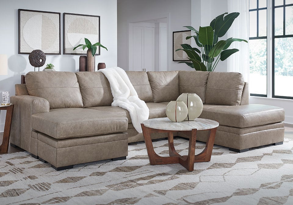 Amuleto Desert LAF Chaise Sectional - Evansville Overstock Warehouse
